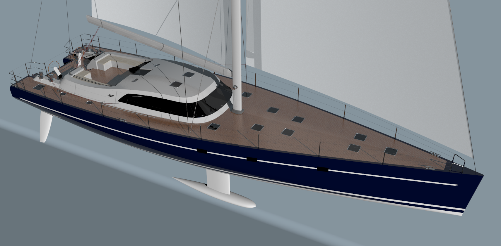 VK80 Aluminum Performance Sailing Yacht - Advanced design Superior ...